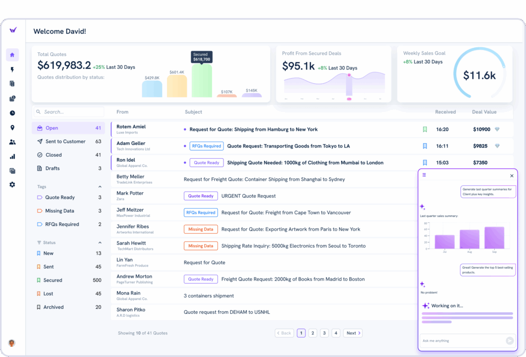 Wisor AI: #1 Freight Forwarding Automation Platform